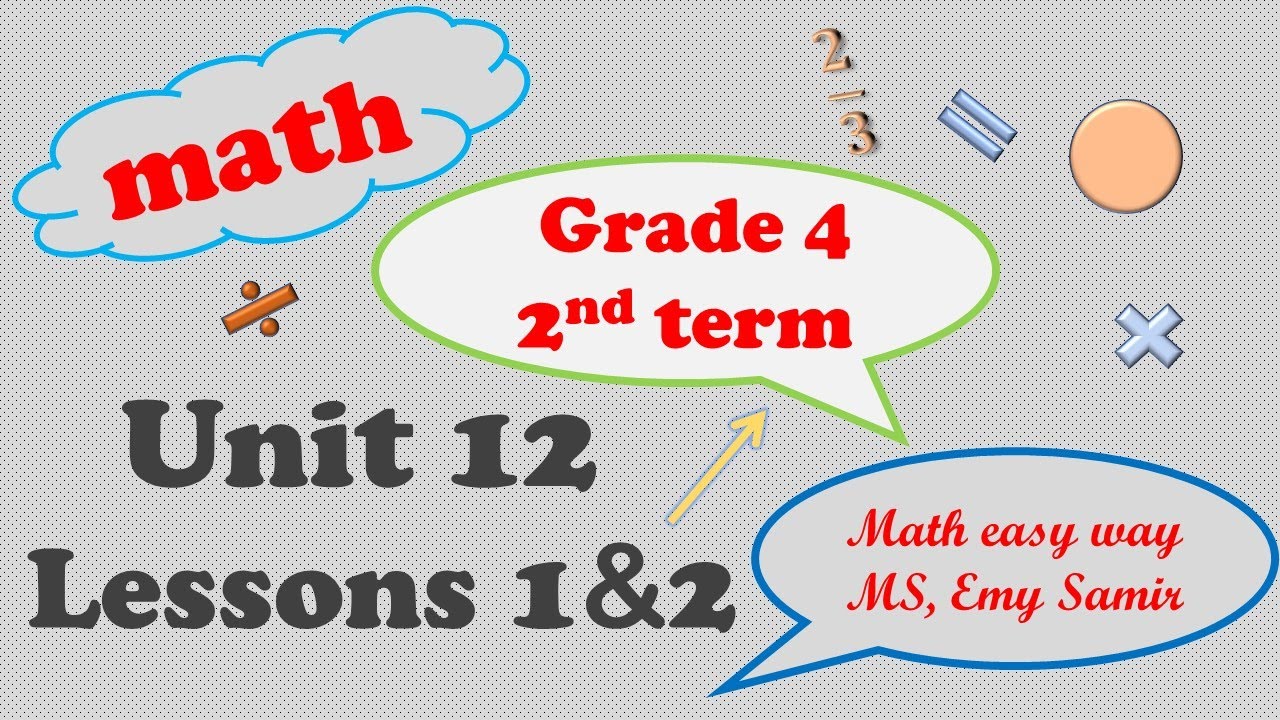 math grade_4 2nd_term unit_12 lessons_1&2 (points , lines , line ...