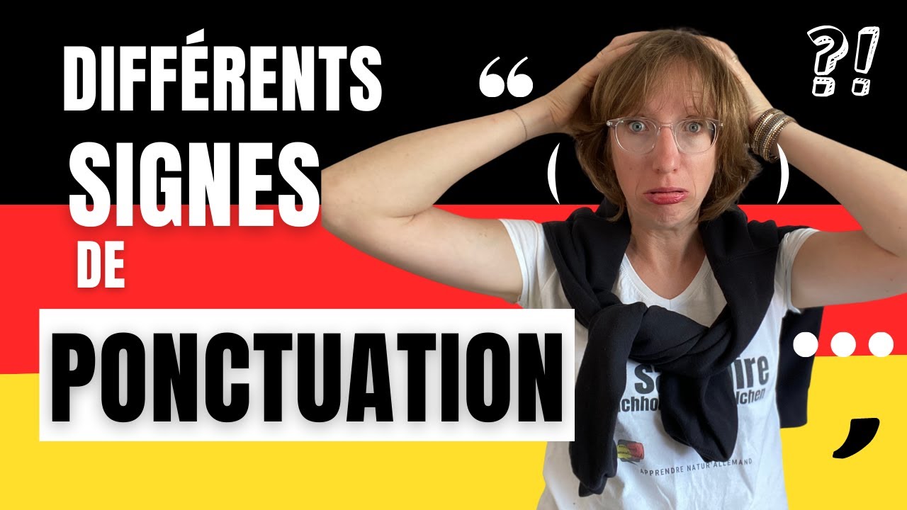 🇩🇪 Les signes de ponctuation en allemand : comprendre et les utiliser ...