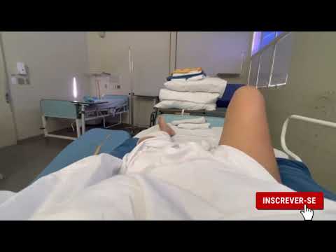 Aline Fuchter  caminhoneira no hospital,falando detalhes.