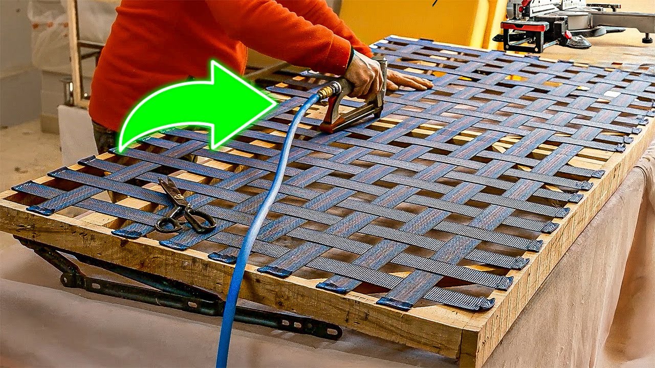 How to Produce a Sofa Set? Furniture Production Process! Production ...