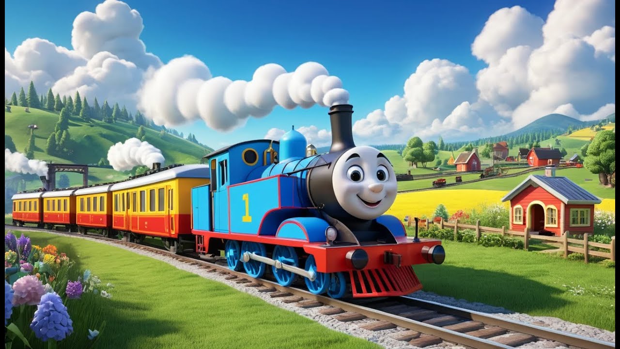 The Train on the Track Goes Choo Choo | Fun Train Song for Kids ...