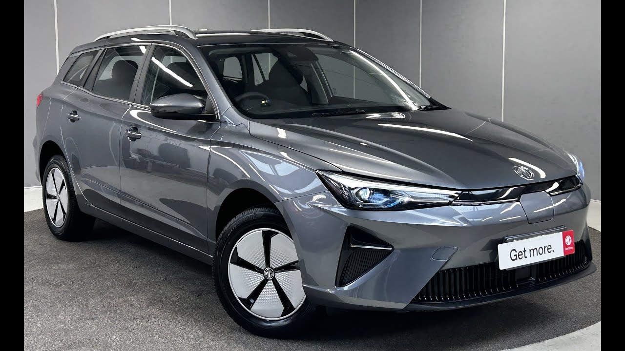 New Grey MG5 Trophy 61kWh Auto | Lancaster MG - YouTube