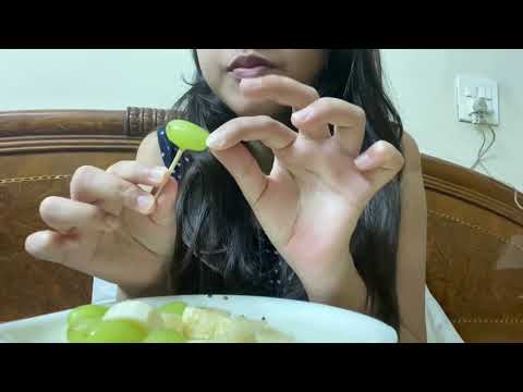 Fruit Eating Sounds ASMR *no talking* *only eating* *