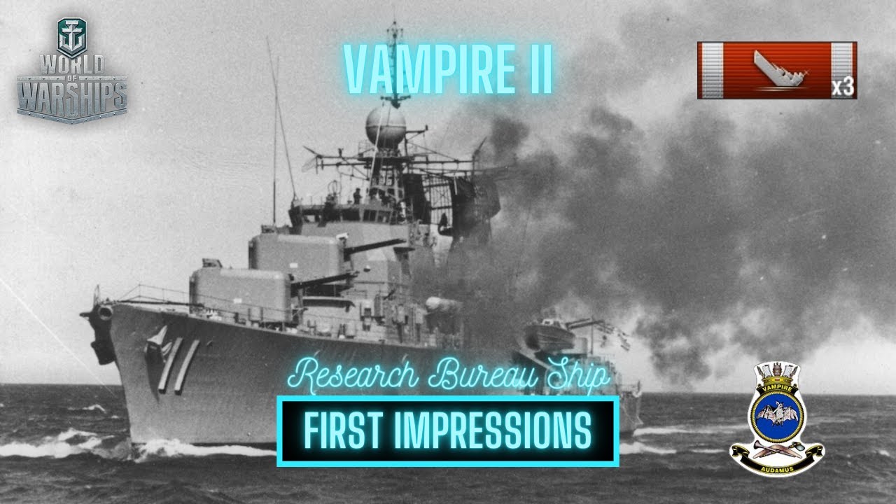 World of Warships - Vampire II: First Impressions - YouTube