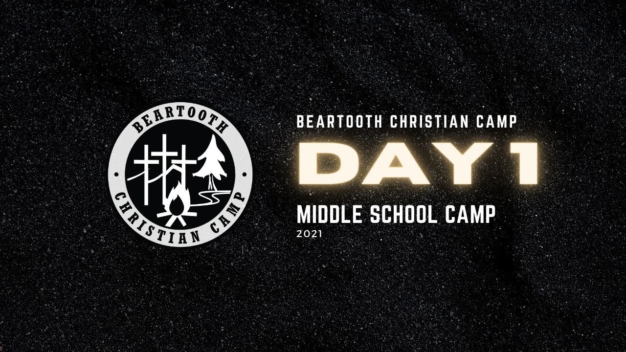 Day 1 of Middle School Camp - YouTube