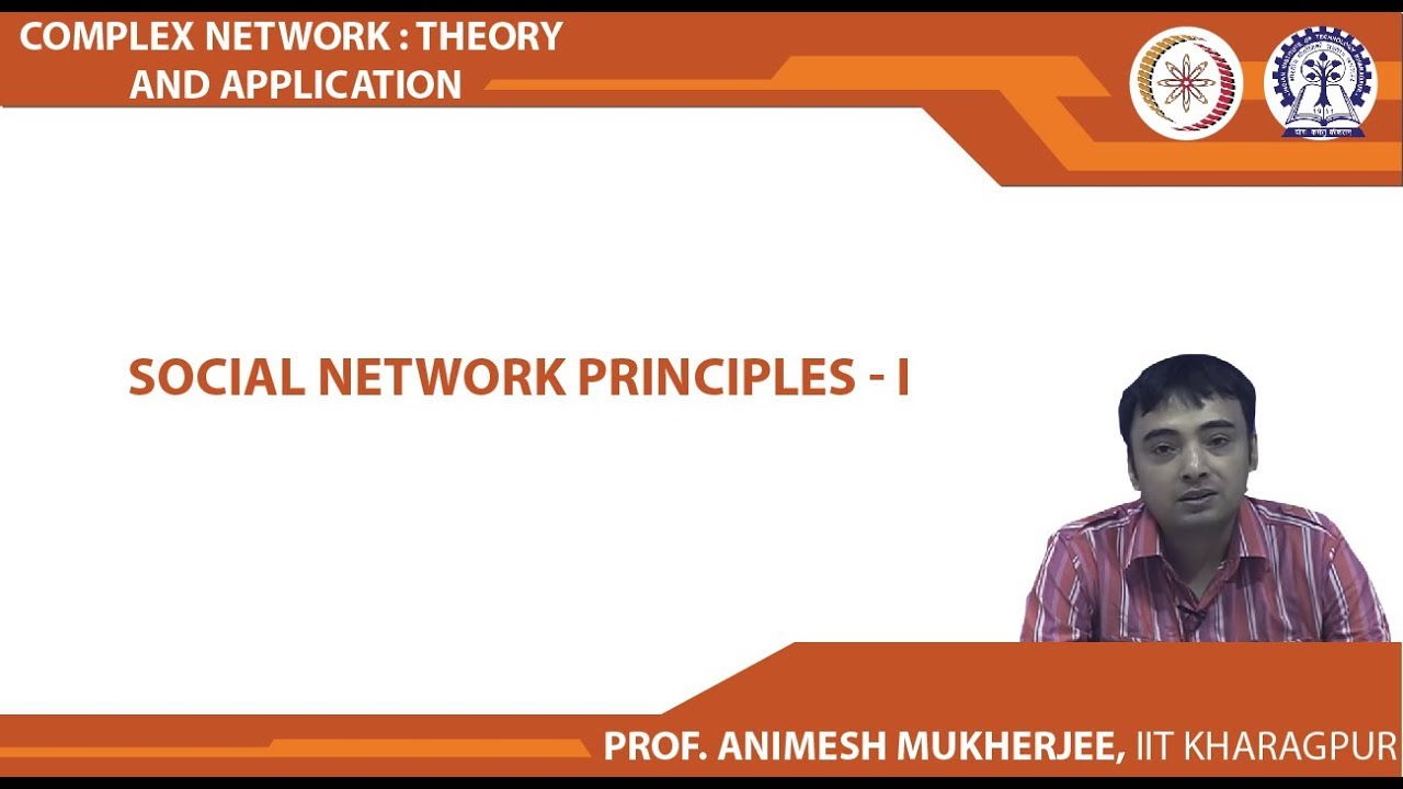 Social Network Principles - I - YouTube