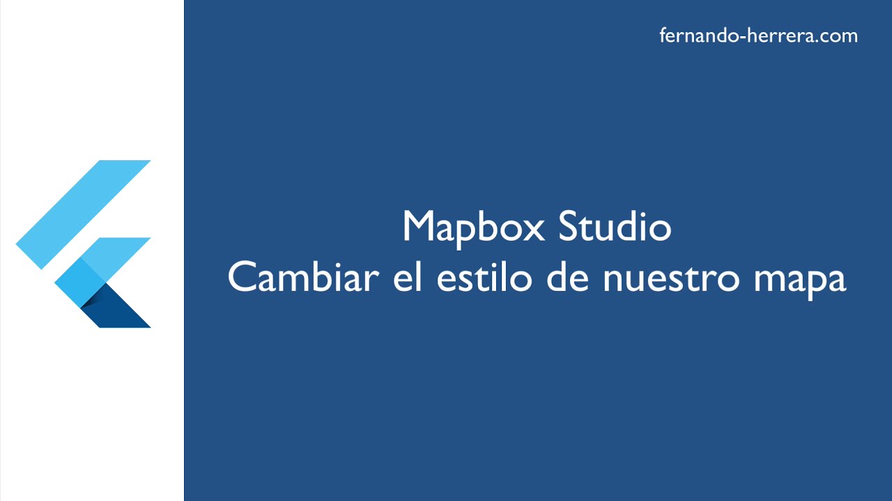 03-Mapbox Studio: Cambiar el estilo de nuestro mapa - YouTube
