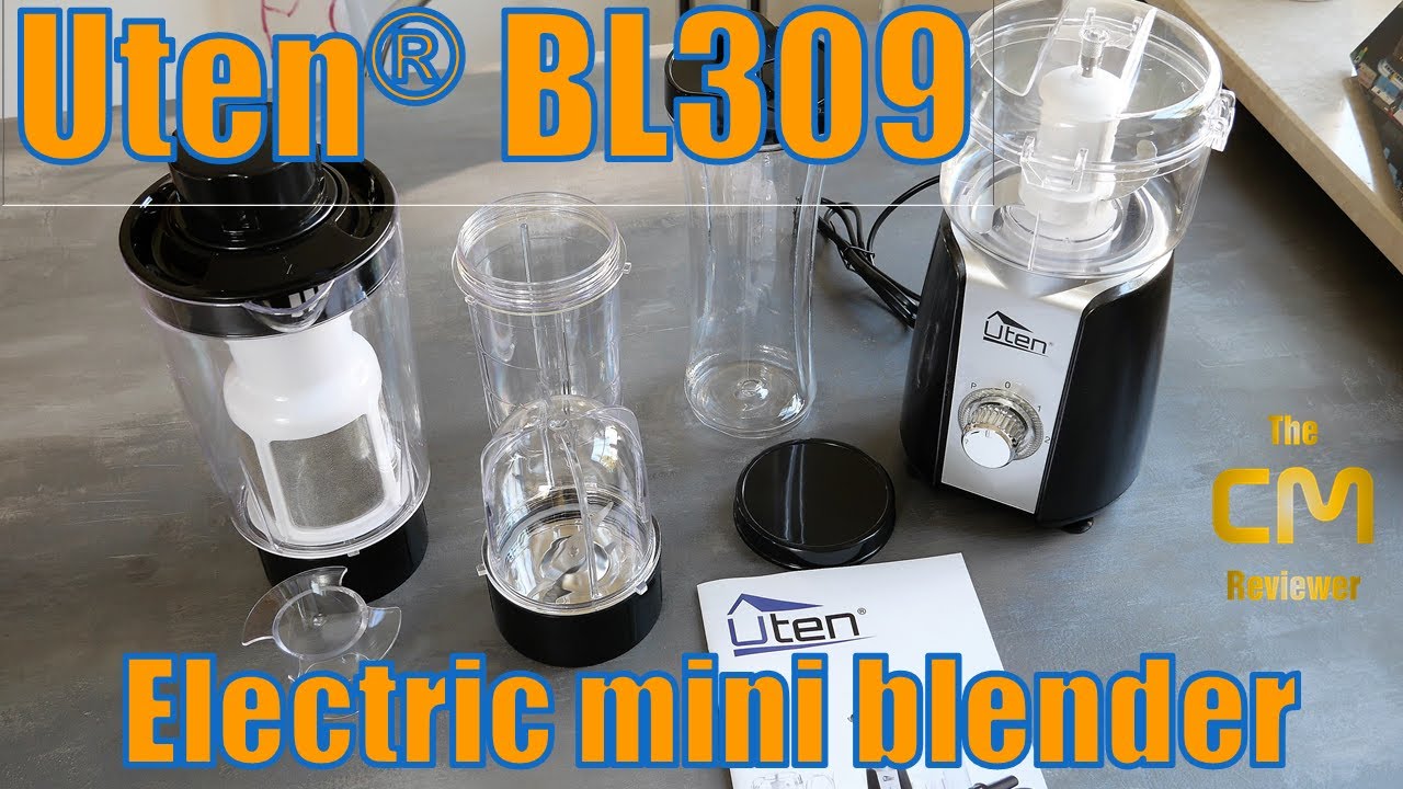 Uten® BL309 Test: Electric mini blender - Elektrischer Standmixer ...