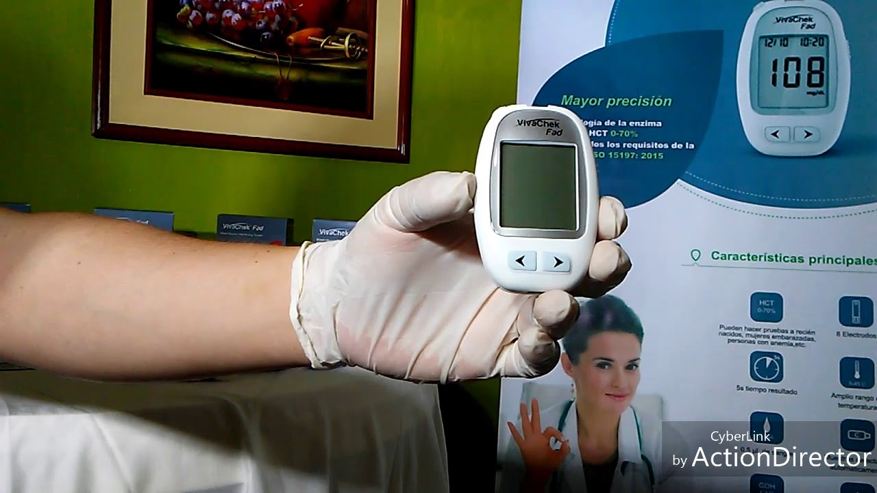 Prueba de Glucosa Vivachek Fad - YouTube
