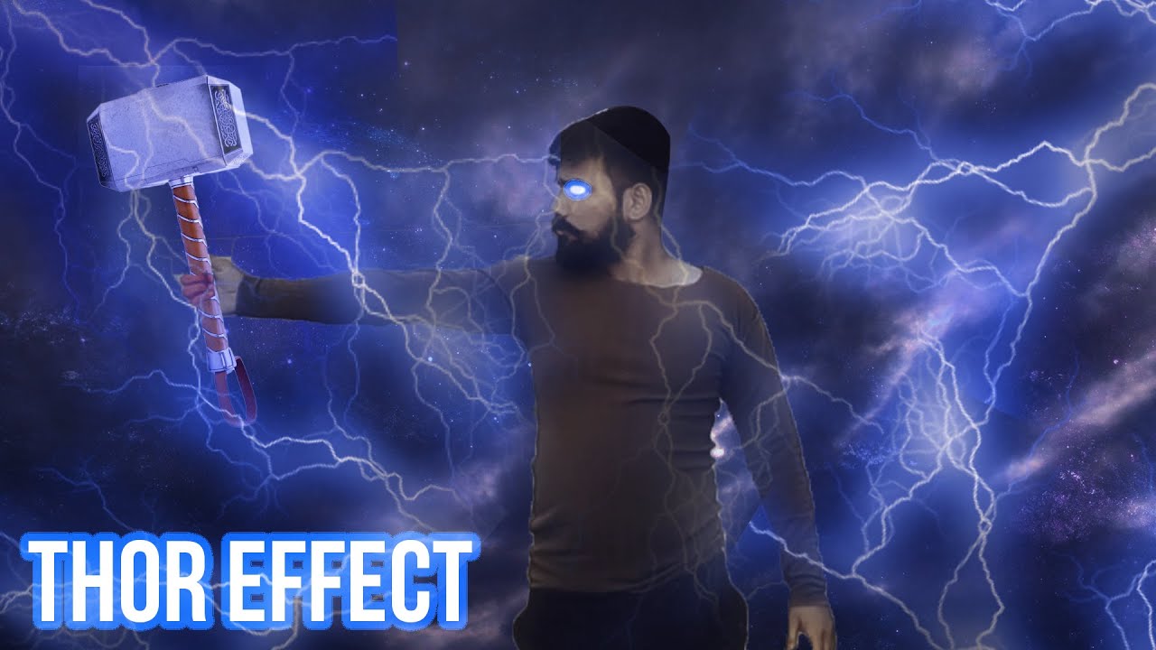 THOR LIGHTNING EFFECT || AFTER EFFECT #THOR #THUNDER #VFX - YouTube