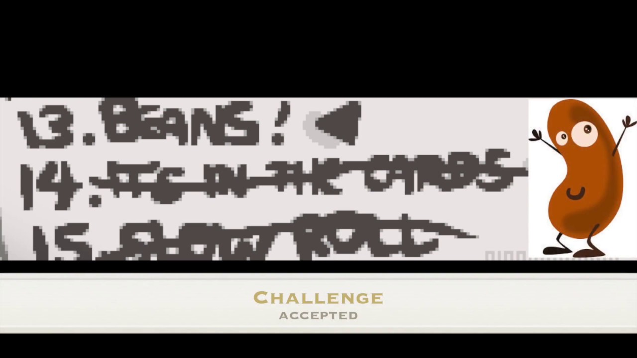 Beans challenge completed - YouTube