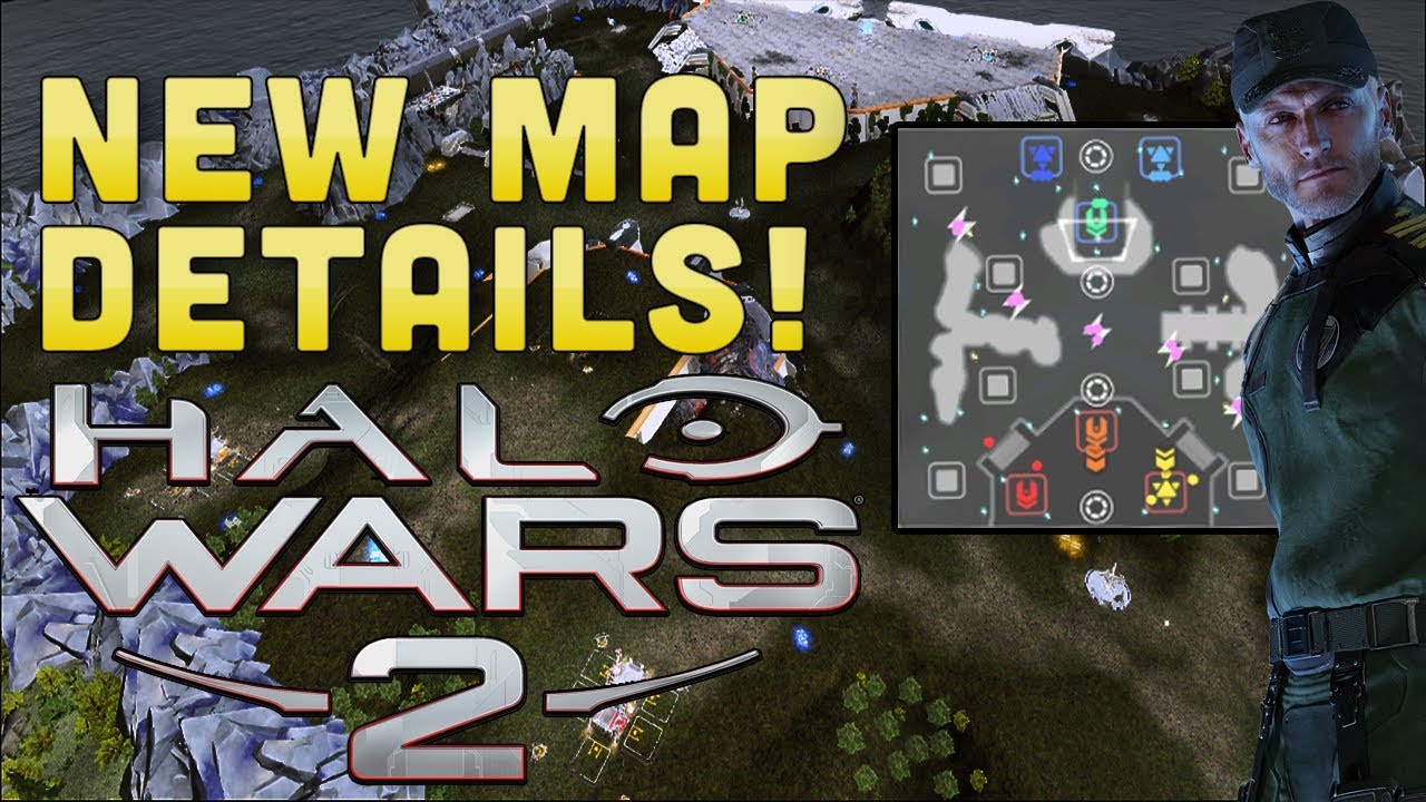 New Halo Wars 2 Map - Fort Deen Remake! Fort Jordan Gameplay - YouTube