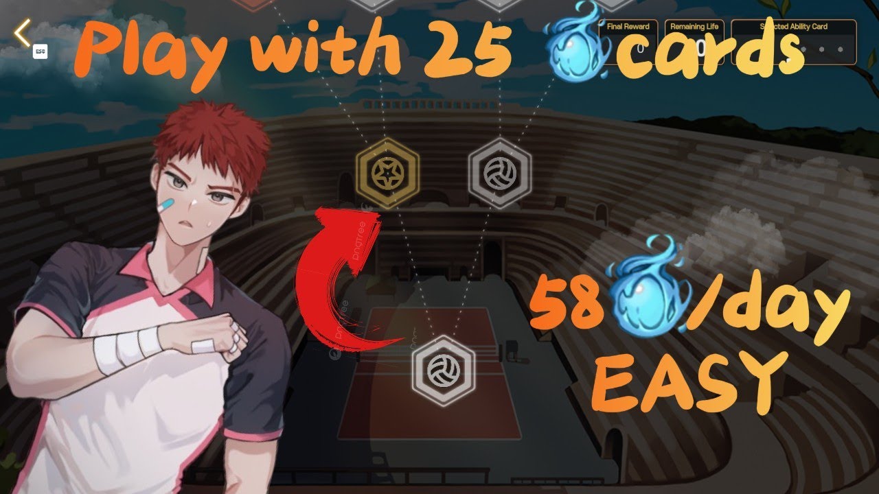 How to get 58 blue flames per day easy with minjun - The Spike Volleyball - YouTube