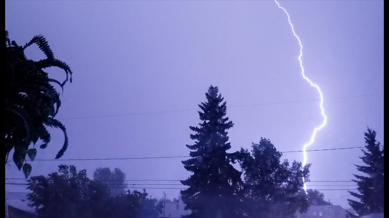 HUGE LIGHTNING STORM - SHEET LIGHTNING and HARD RAIN - YouTube