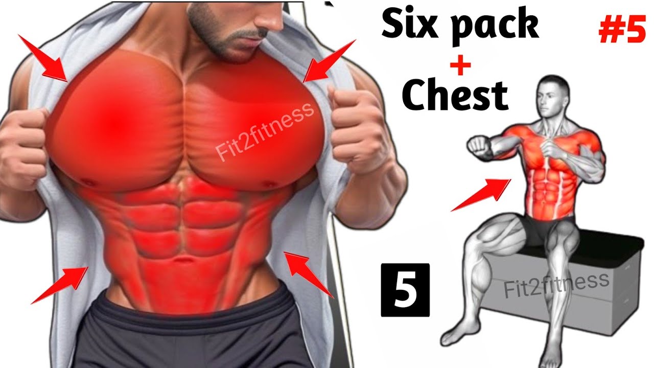Day 5 Chest and Abs workout Top 5 perfect Exercise - YouTube