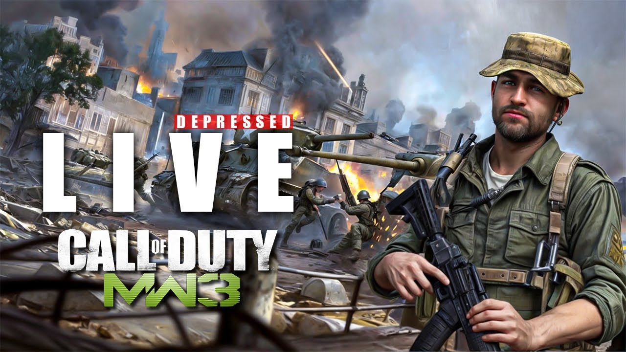 Call Of Duty MW3 LIVE STREAM |DEPRESSED PLAYS IS LIVE NOW| - YouTube