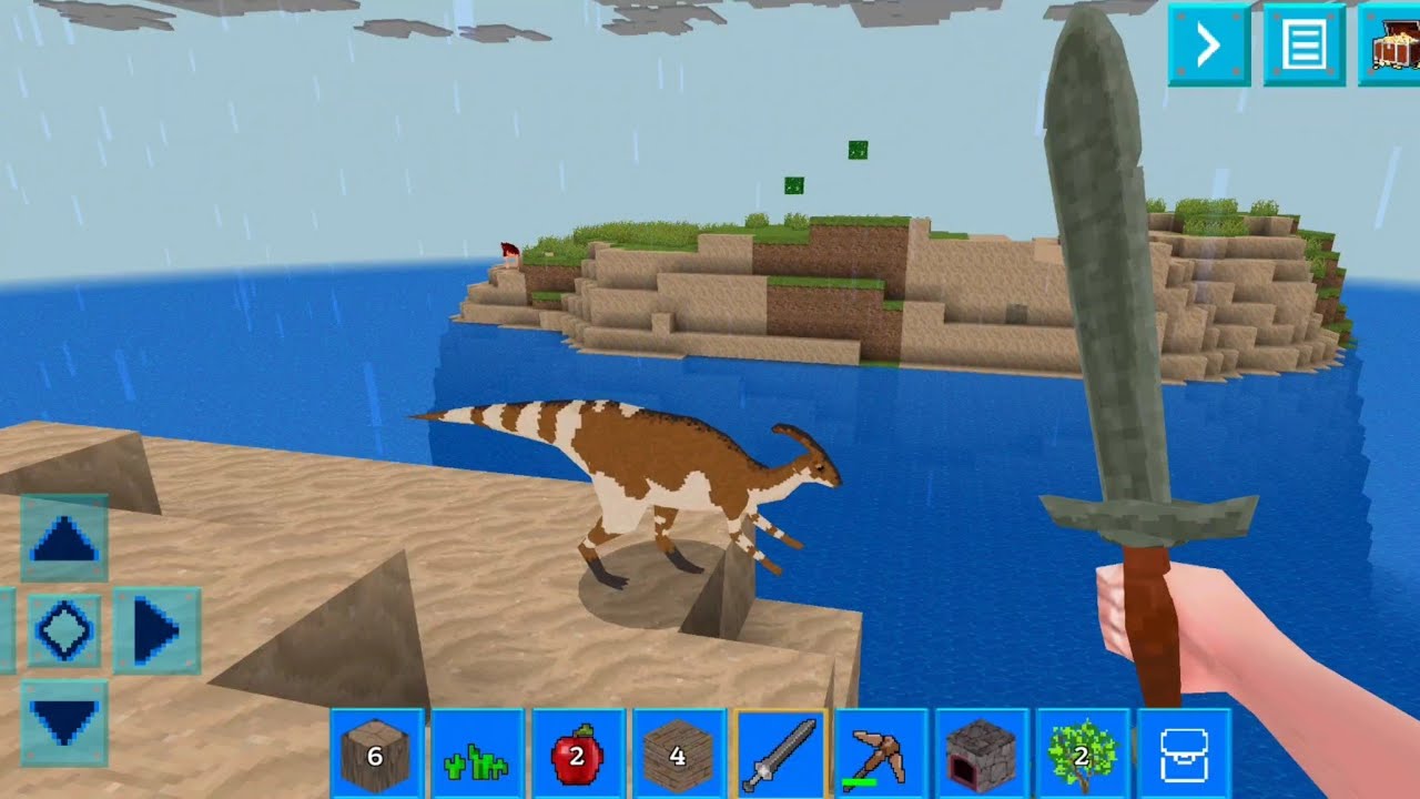 DinoCraft Survive & Craft Pocket Edition Gameplay #2 (Android ...