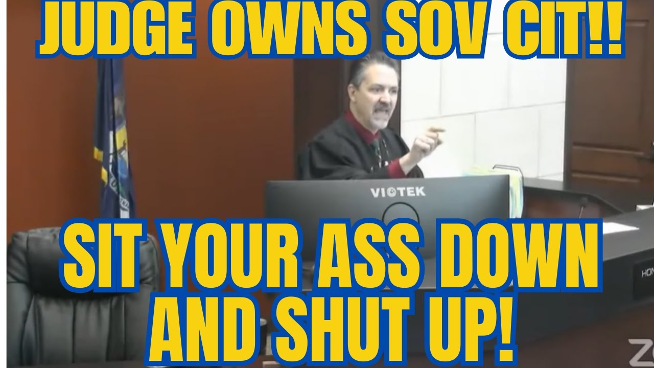 Judge Shows Sov Cit He RUNS THIS COURT! - YouTube