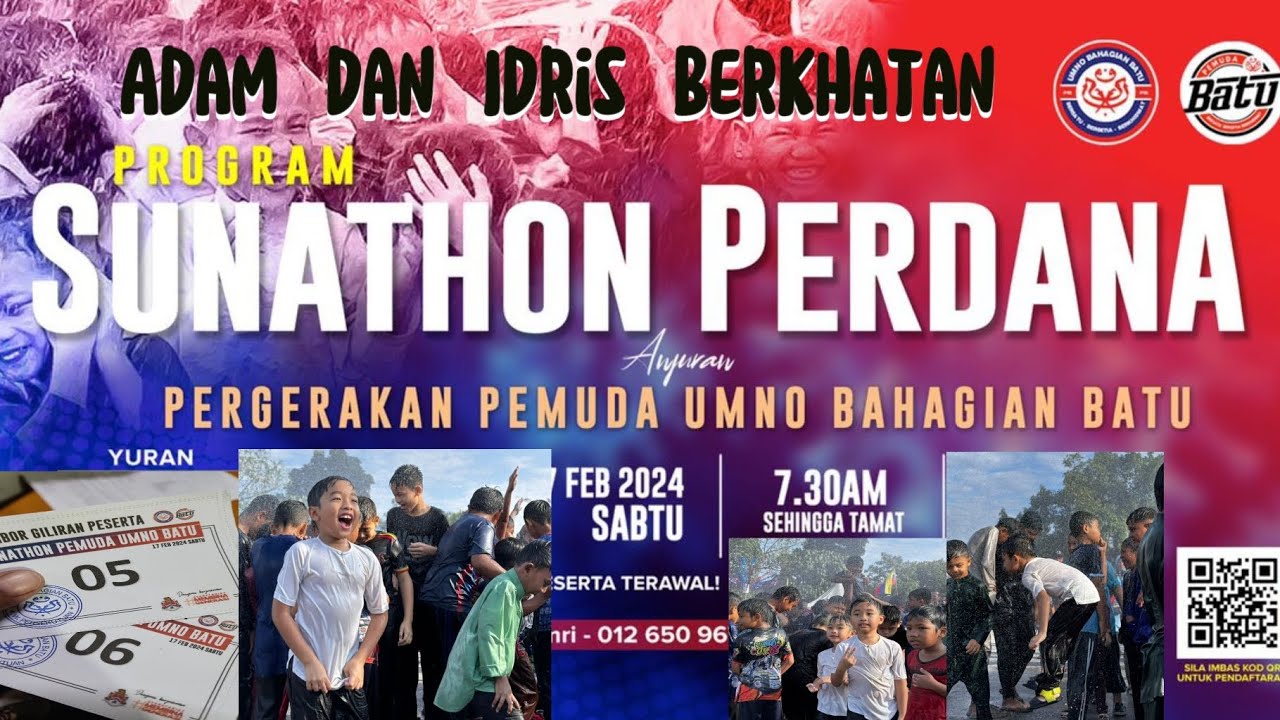 17th Feb 2024 , Program Sunathon Perdana Anjuran Pergerakan Pemuda Umno ...