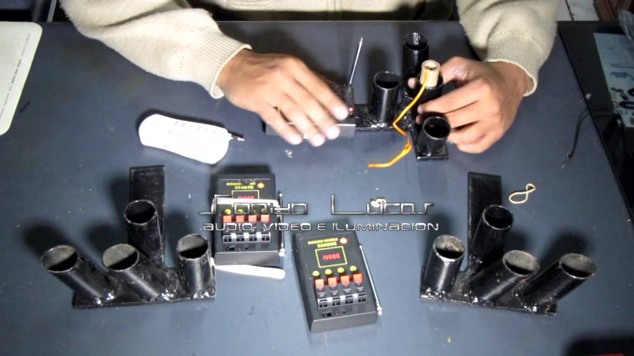 TUTORIAL DE USO DE PIROTECNIA CON DETONADORES ELECTRONICO - YouTube