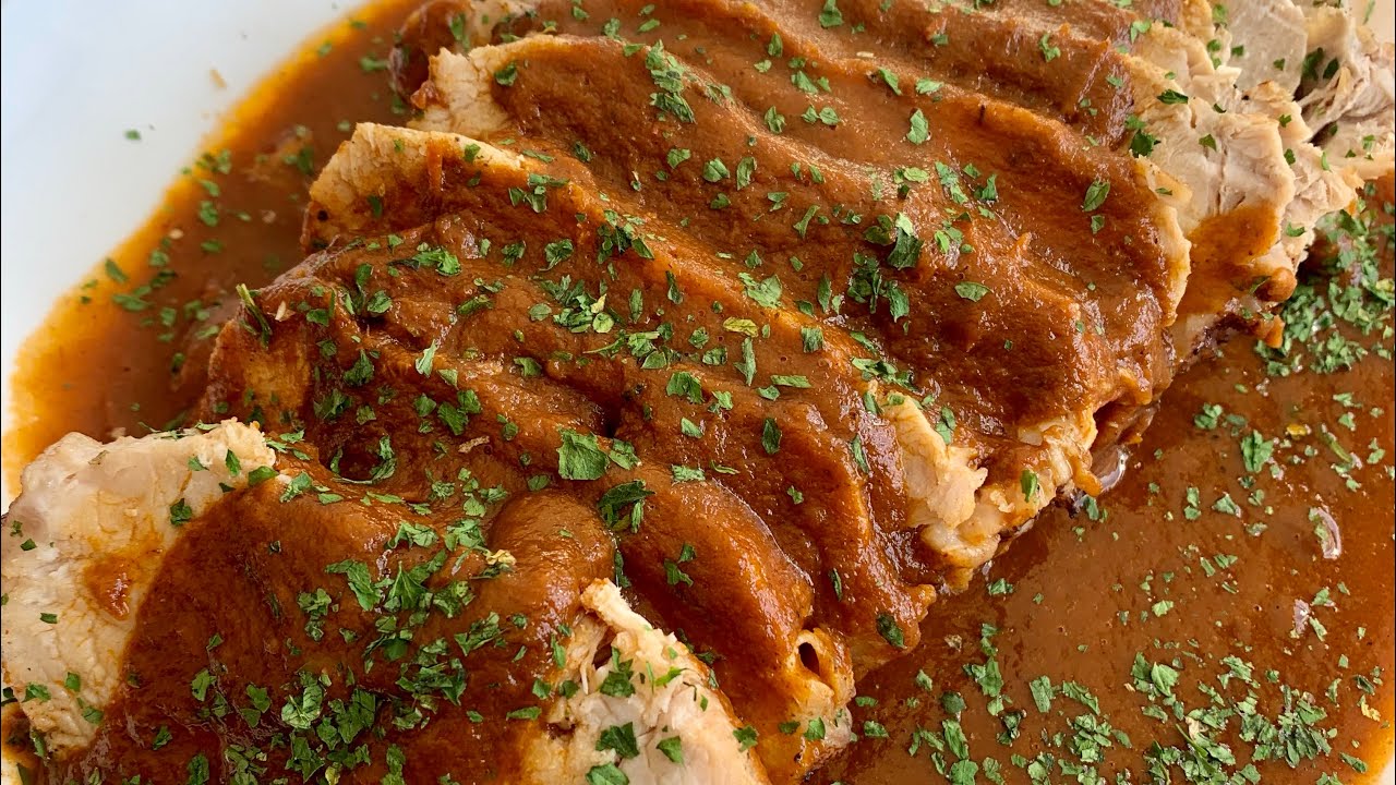Lomo de cerdo en olla express receta fácil y rápida - YouTube