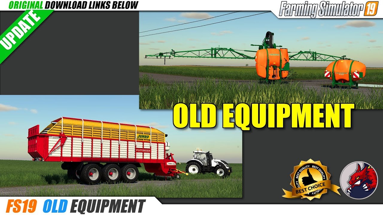 FS19 | Old Equipment Mods (2019-09-07) - review - YouTube