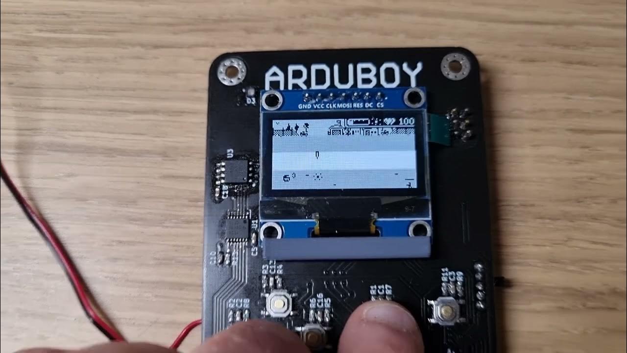 Homemade Arduboy - it is alive! - YouTube