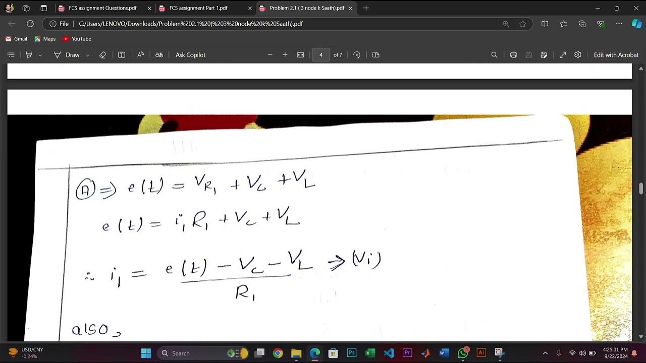 FCS Assignment Part 1 introduction to State Variables - YouTube