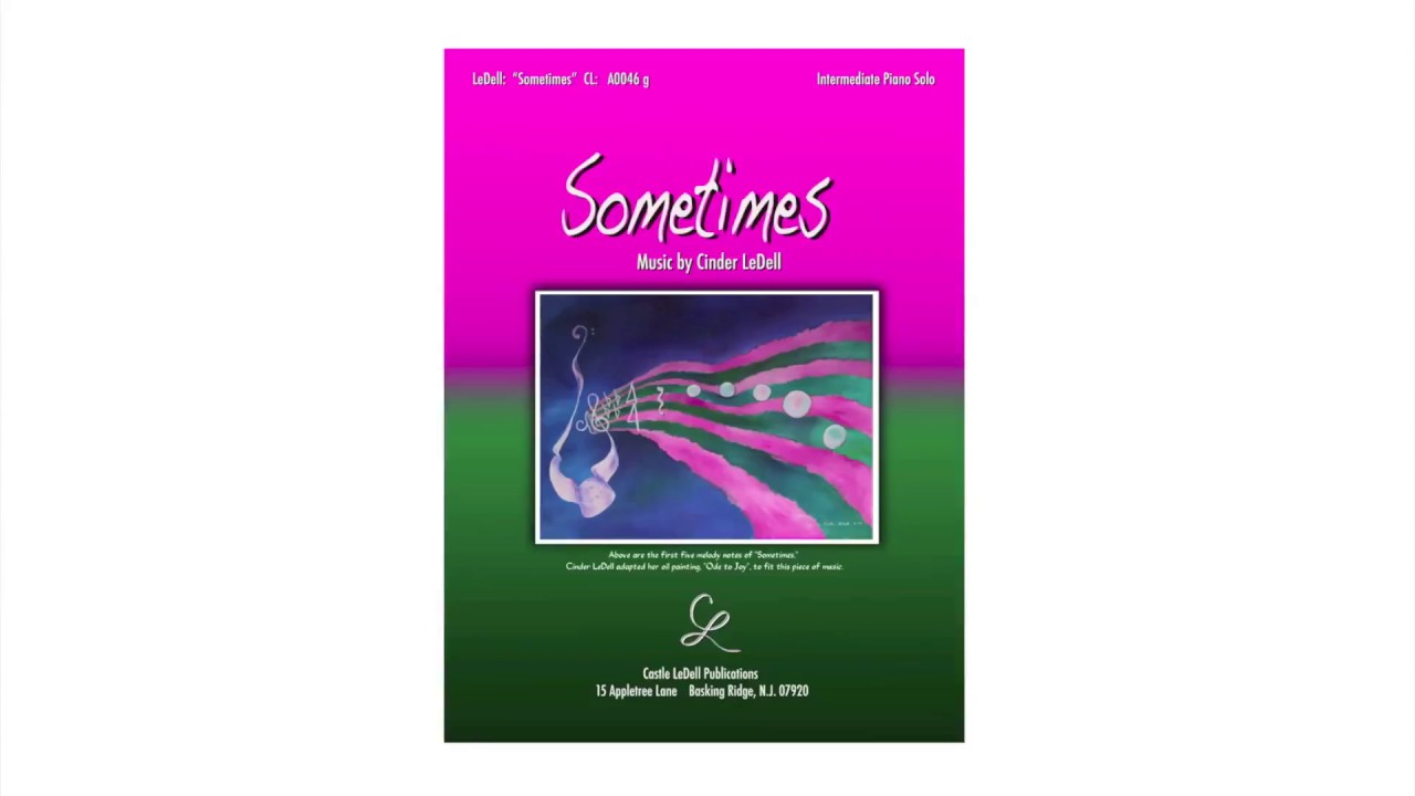 Sometimes by Cinder LeDell © 2018 All Rights Reserved - YouTube