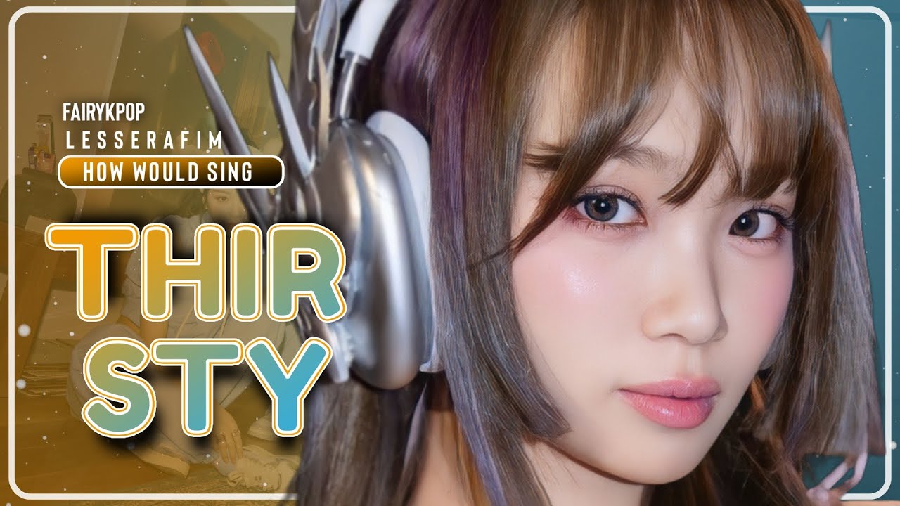 [Collab w/@line_kp1909] (HOW WOULD SING) - LESSERAFIM - Thirsty 🍹 - YouTube
