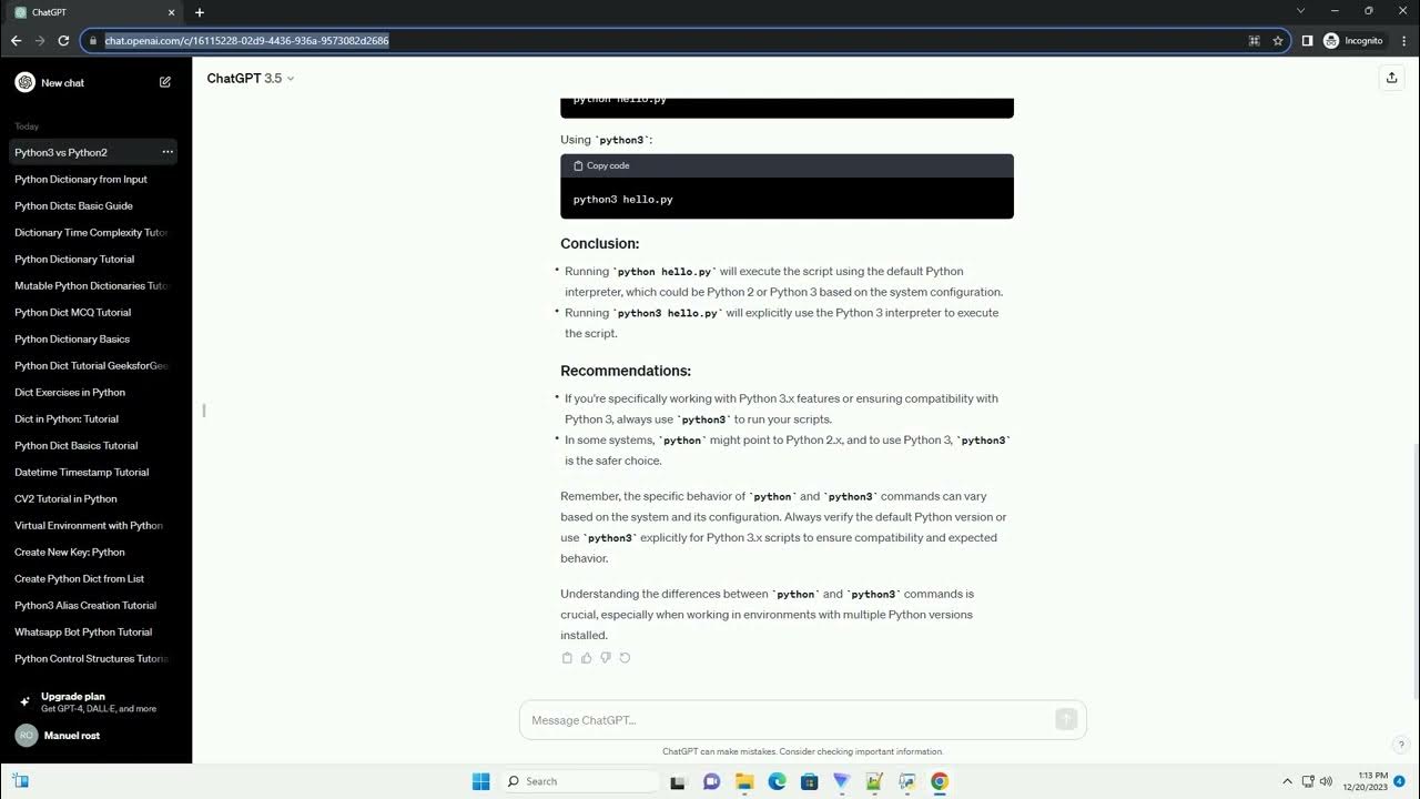 Difference Between Python And Python3 Command YouTube difference-between-python-and-python3-command-youtube