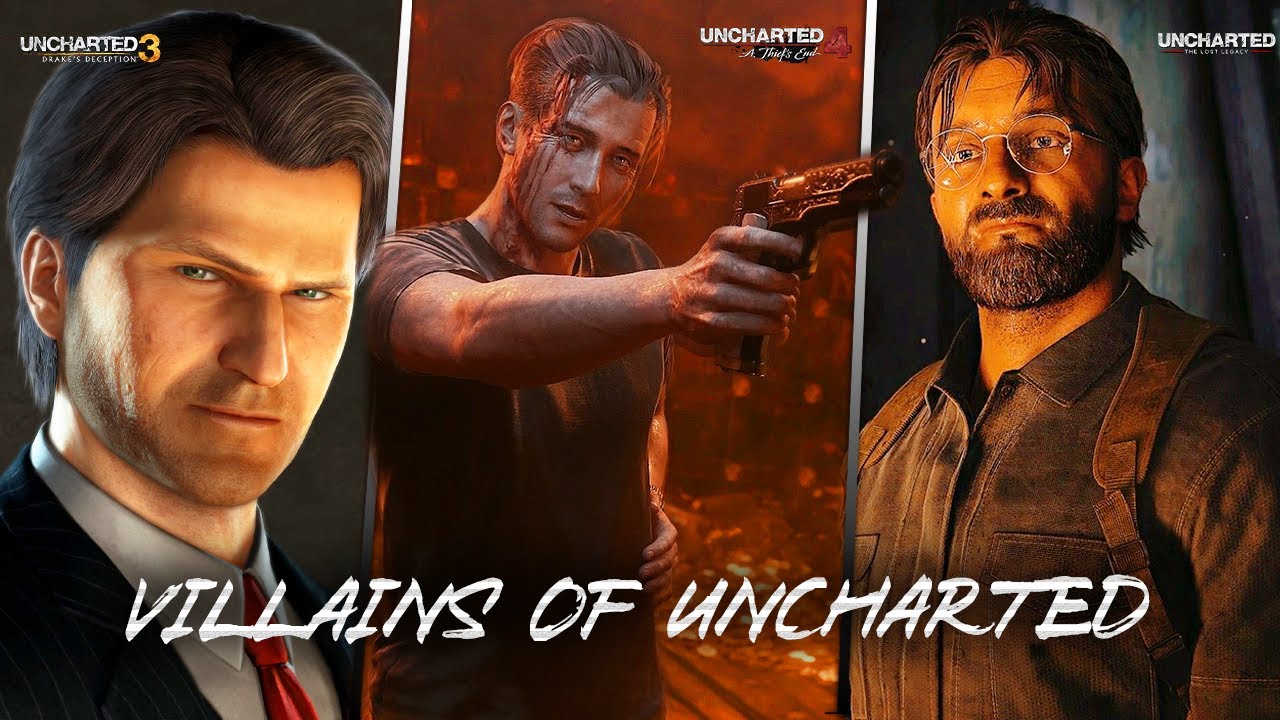 All Main Villains Deaths in Uncharted Games - YouTube