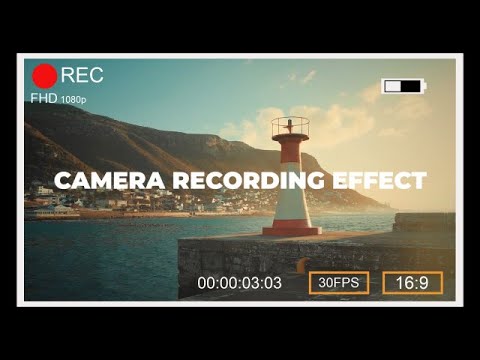 Camera Recording Effect Premiere Pro Presets - YouTube