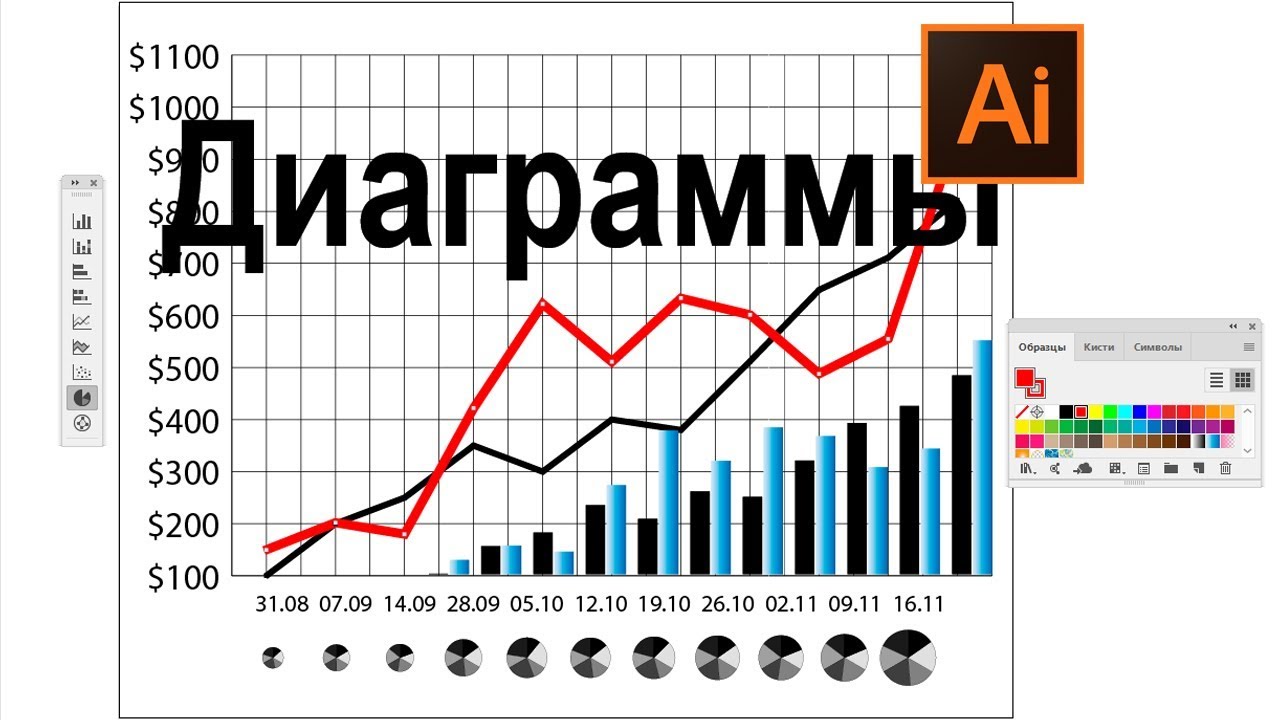 Как сделать диаграмму в фотошопе