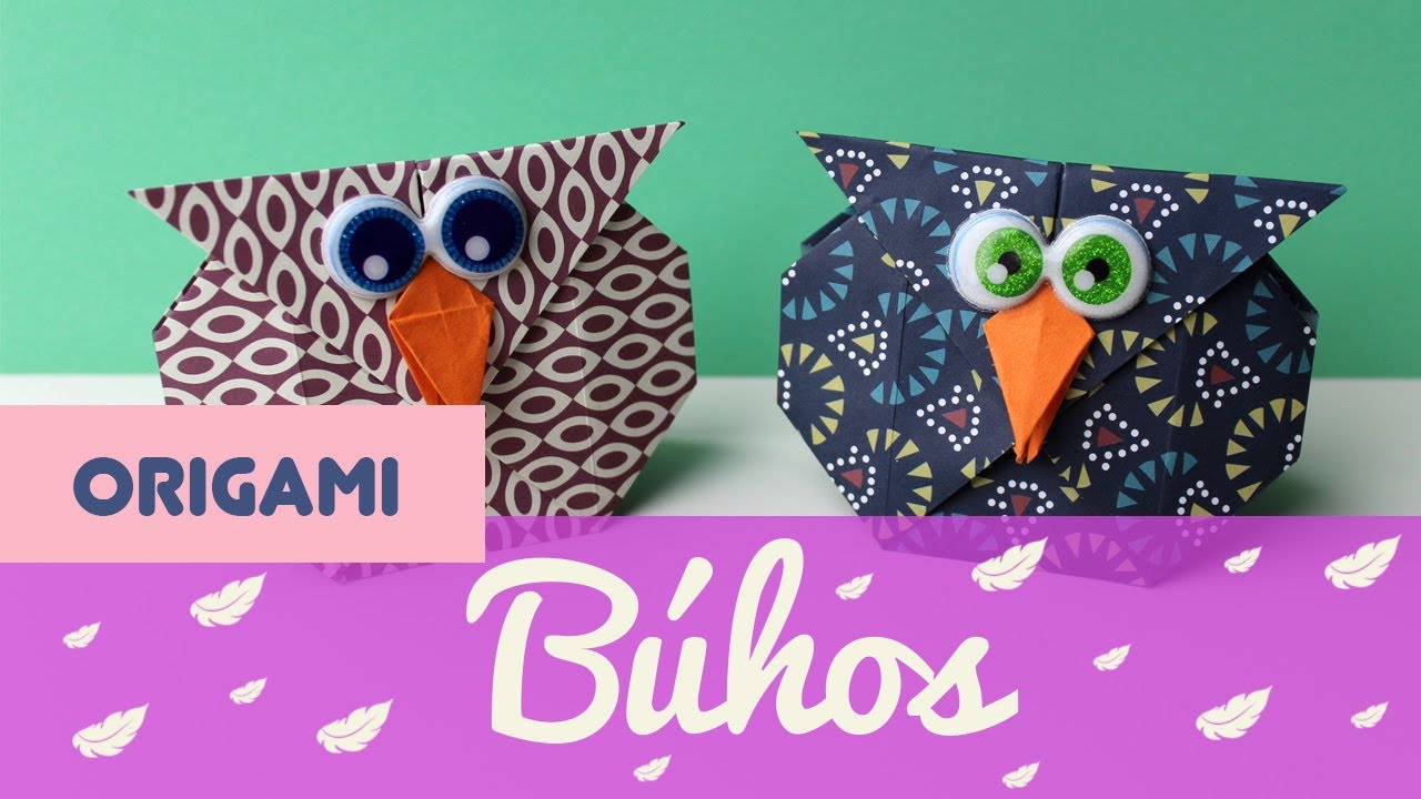 BUHO de ORIGAMI 🦉 ¿Cómo hacer un buhito de papel paso a paso? - YouTube
