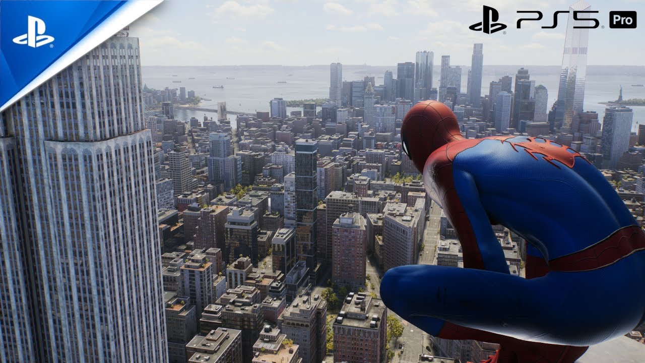 NEW PS5 PRO Spider-man 2 Free Roam Fidelity Pro Mode 4K 60 FPS - YouTube