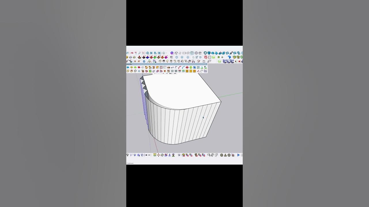 create complex FACADE IN SKETCHUP / sketchup tutorial ADVANCE - YouTube