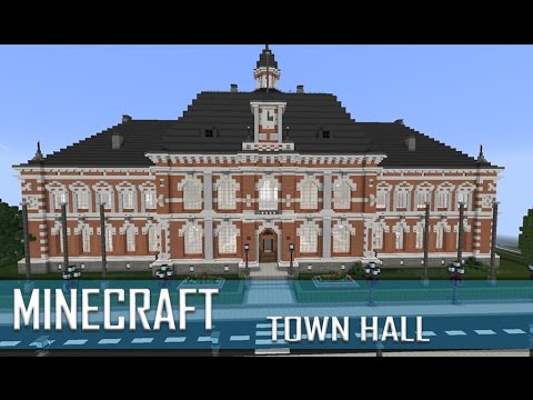 Minecraft - Town Hall - YouTube