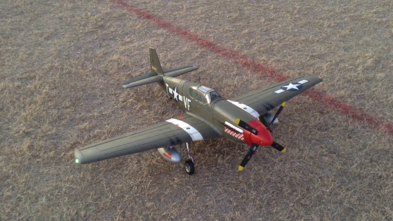 Evening Flight of the FMS 1400mm P-51B - YouTube