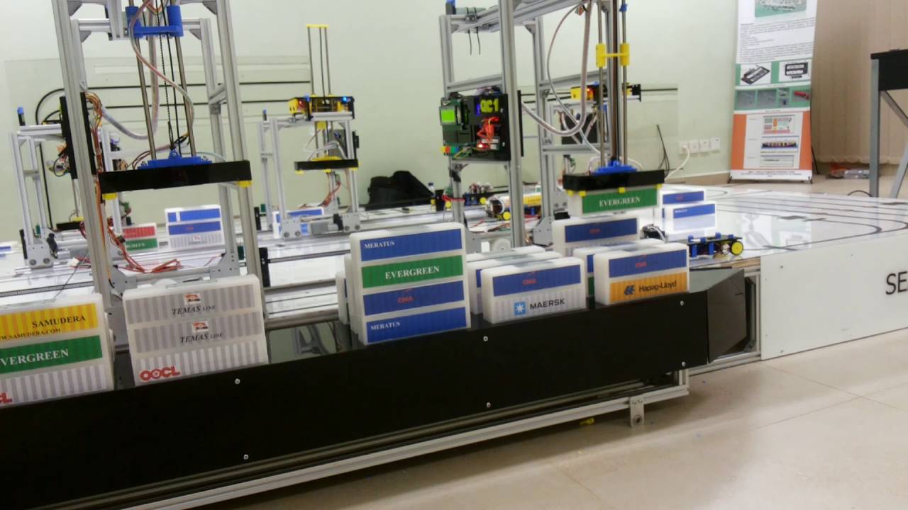 PORT SIMULATOR V1 - Container Ship Management On QC1 - YouTube