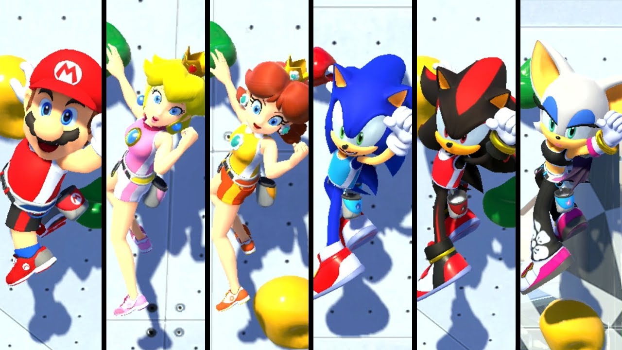 Mario & Sonic at the Olympic Games Tokyo 2020 -Sport Climbing (All ...