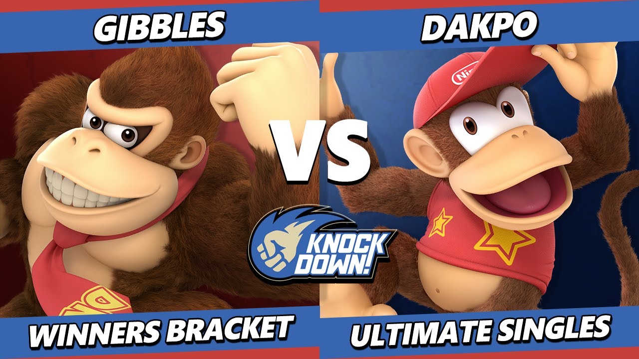 Knockdown 85 - Gibbles (Donkey Kong) Vs. Dakpo (Diddy Kong) Smash ...