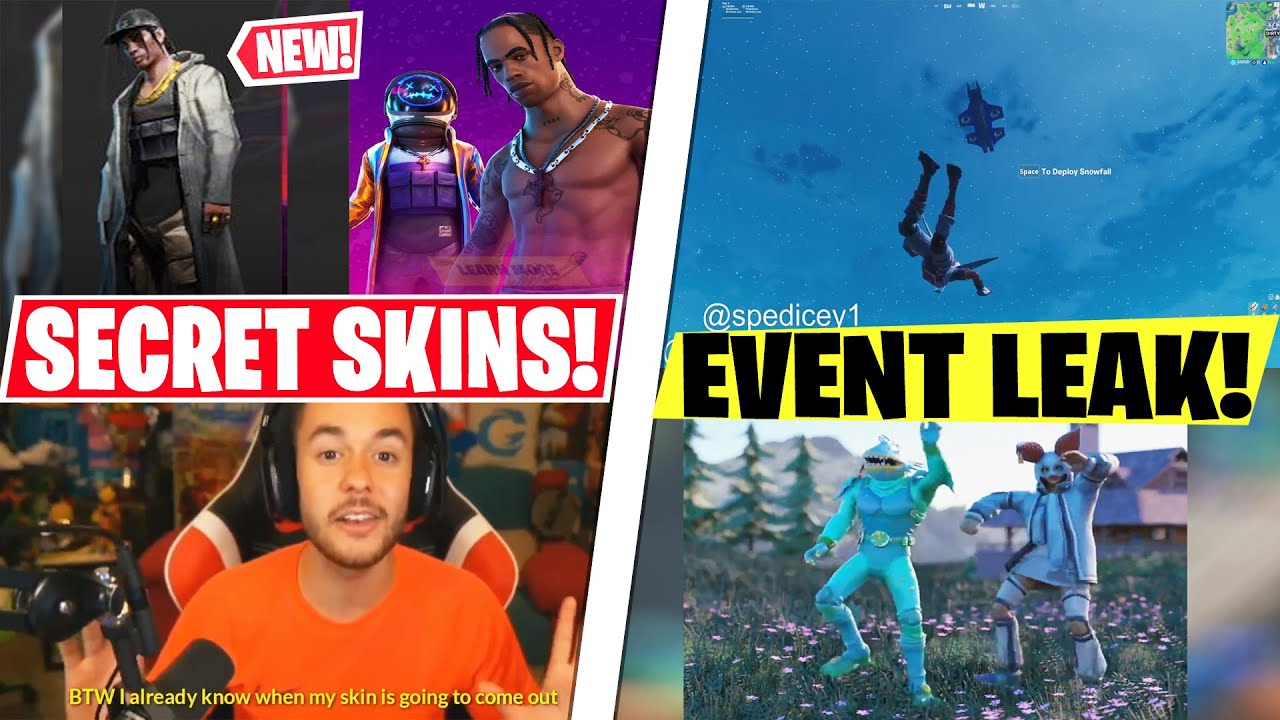 NEW Leaked Travis Scott Secret Style! *Big SKIN Pack LEAK* First EVENT ...
