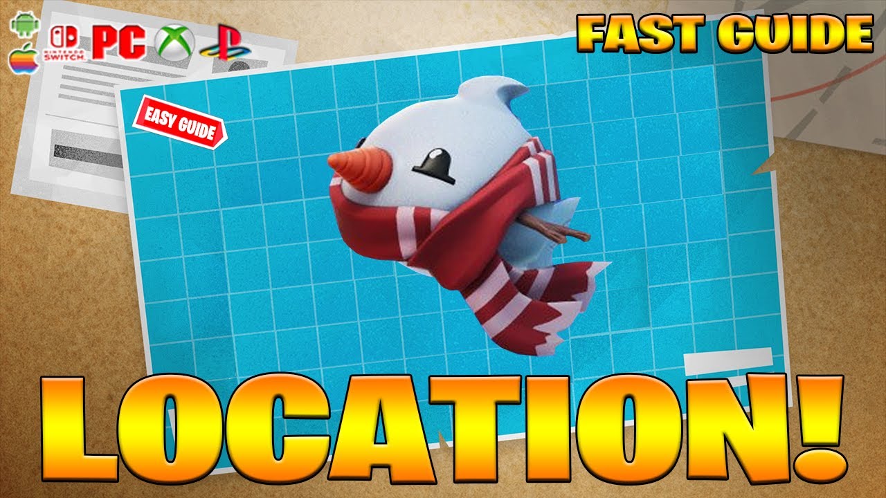 Where To Find Snowy Flopper in Fortnite! (How To Get Snowy Flopper ...
