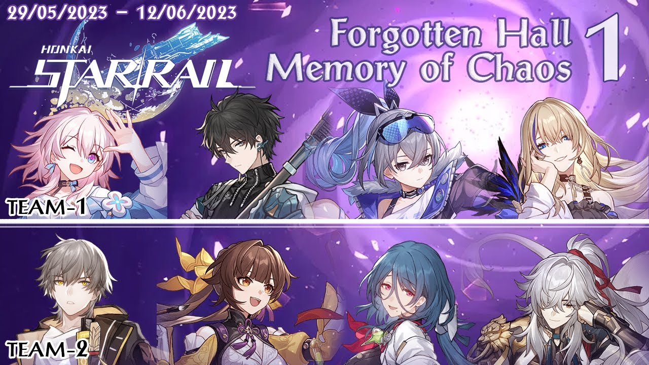 Honkai Starrail - Forgotten Hall - Memory of Chaos 1 - Full Stars (Thai ...