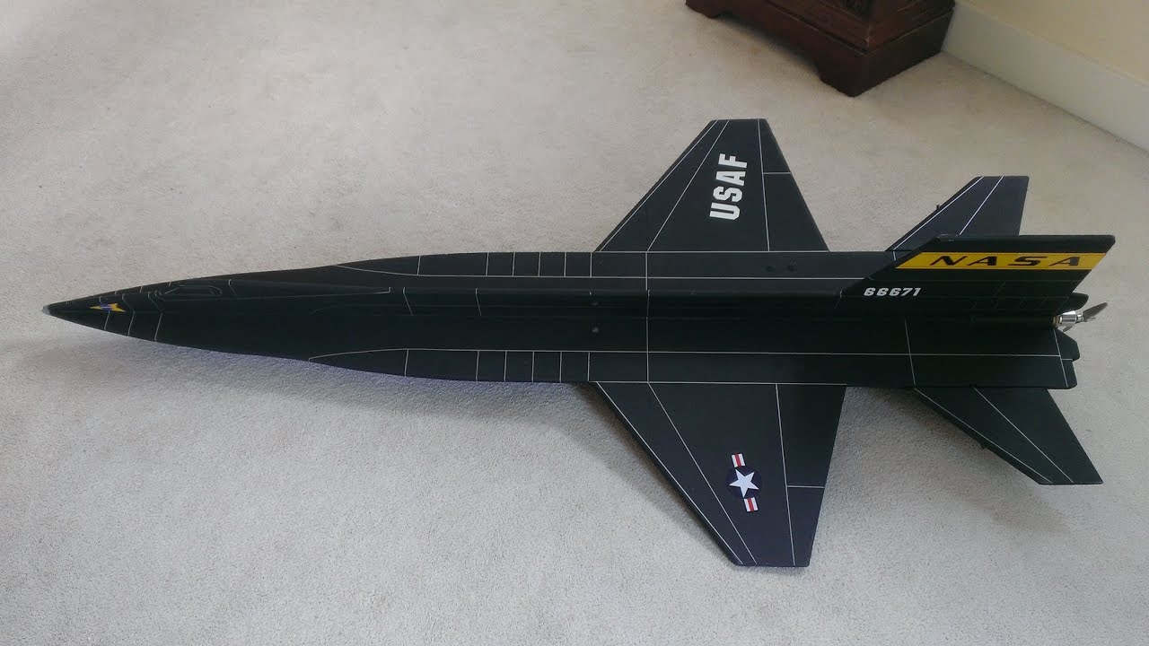 6 foot long RC X-15 Profile Parkjet - YouTube