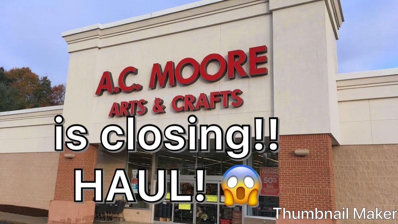AC MOORE 🛍STORE CLOSING HAUL!!! 😱 - YouTube