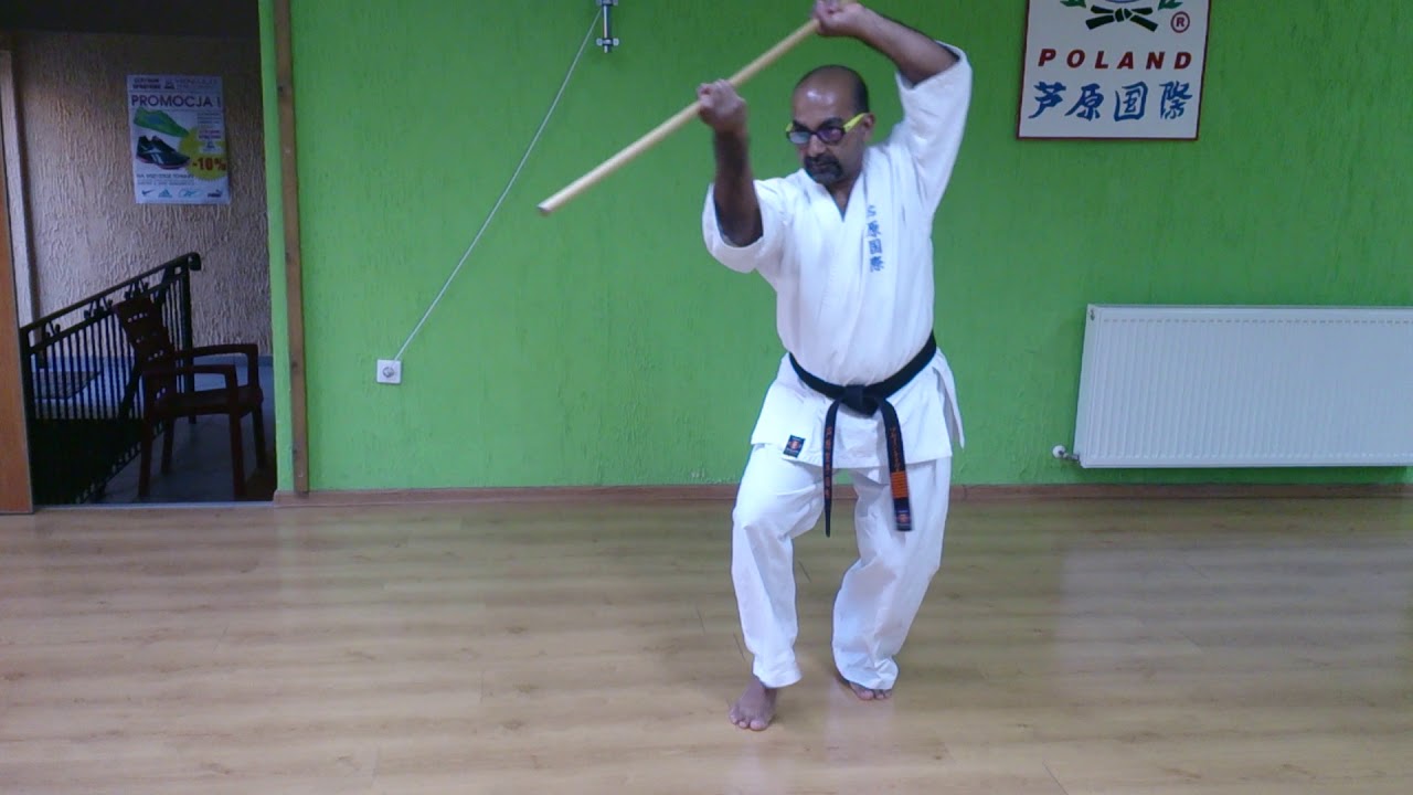 Bo Uke - the basic block/uke front view as practised in Ashihara Karate ...