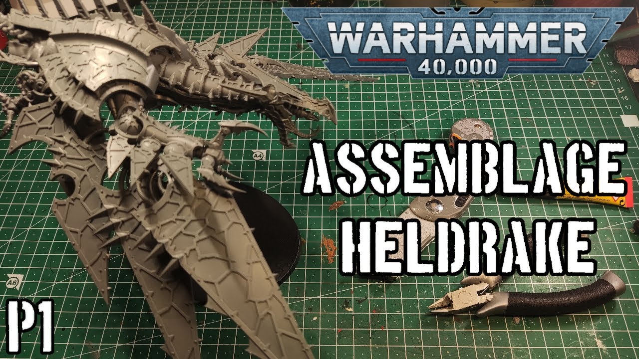 Warhammer 40k : Montage Heldrake Choas Space Marine Time Lapse - Partie ...