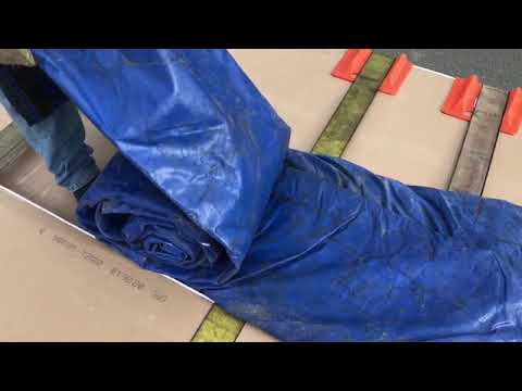 Flatbed Training: Drywall And Tarping - YouTube